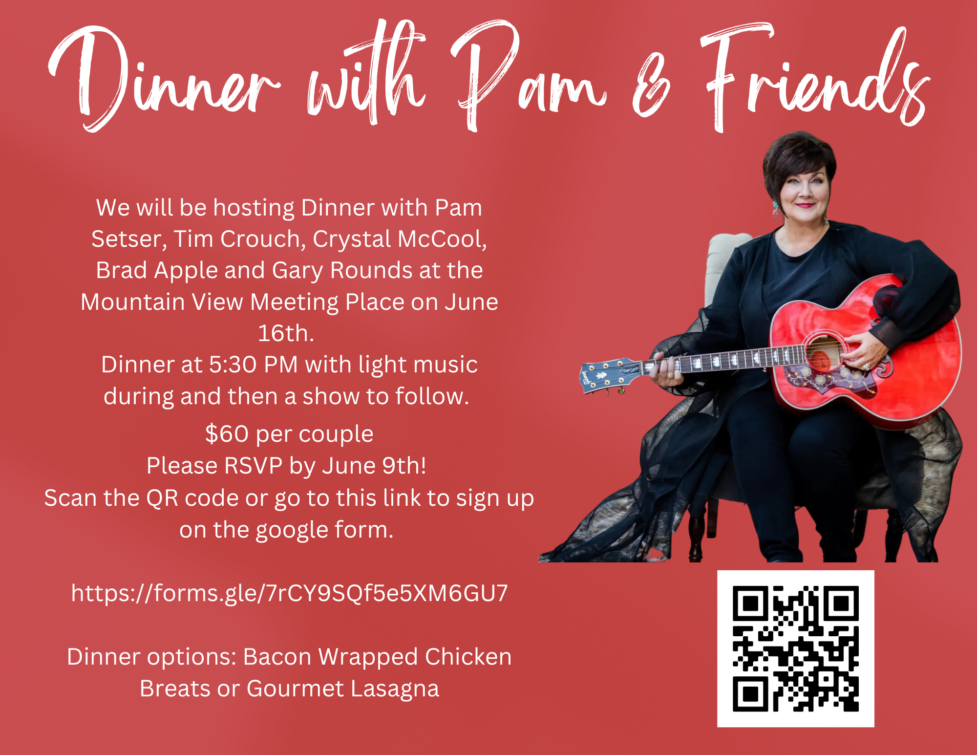 Dinner with Pam & Friends – Club Possum